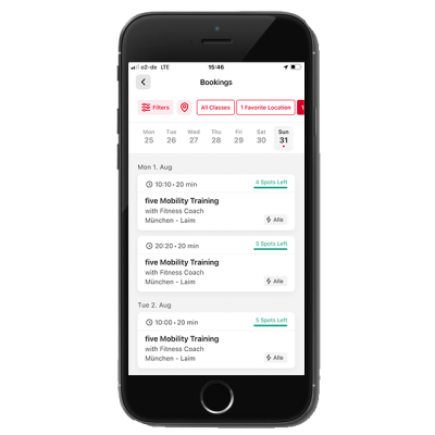 Fitness First App | Fitness First